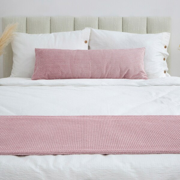 Pink Bed Blanket and Pillow - Etsy