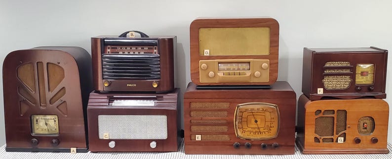 Vintage *most Working* Radios, Various Makes and Models 1930s-1960's - Etsy