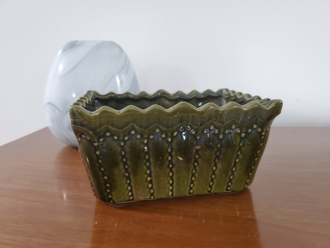 Cookson Pottery Green Planter CP-747- USA - Etsy