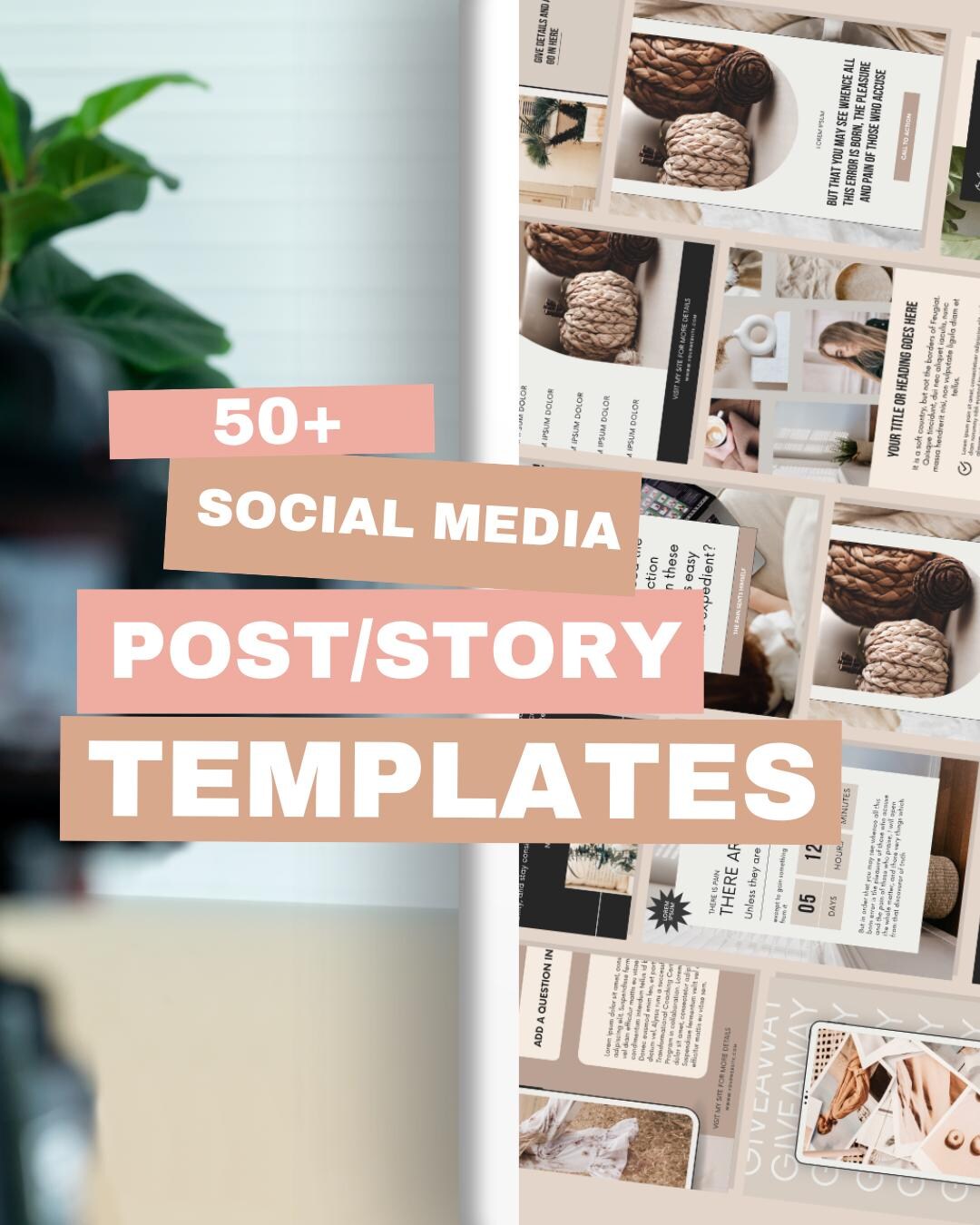 Social Media Templates, Story and Post Templates, Instagram, Facebook ...
