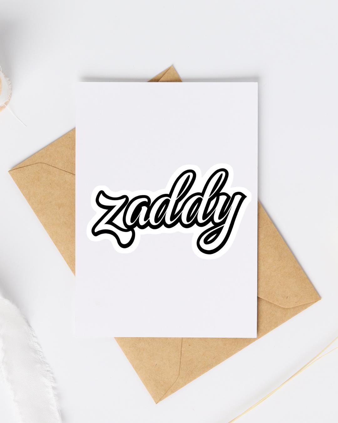 Zaddy Greeting Cards Set - Perfect for Any Occasion, Zaddy Design ...