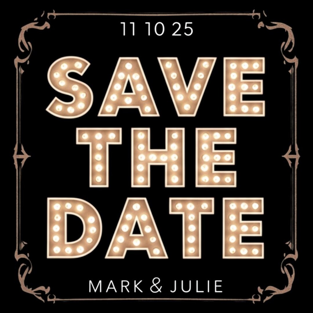 Save the Date Customizable Template | Printable Digital Stationery ...