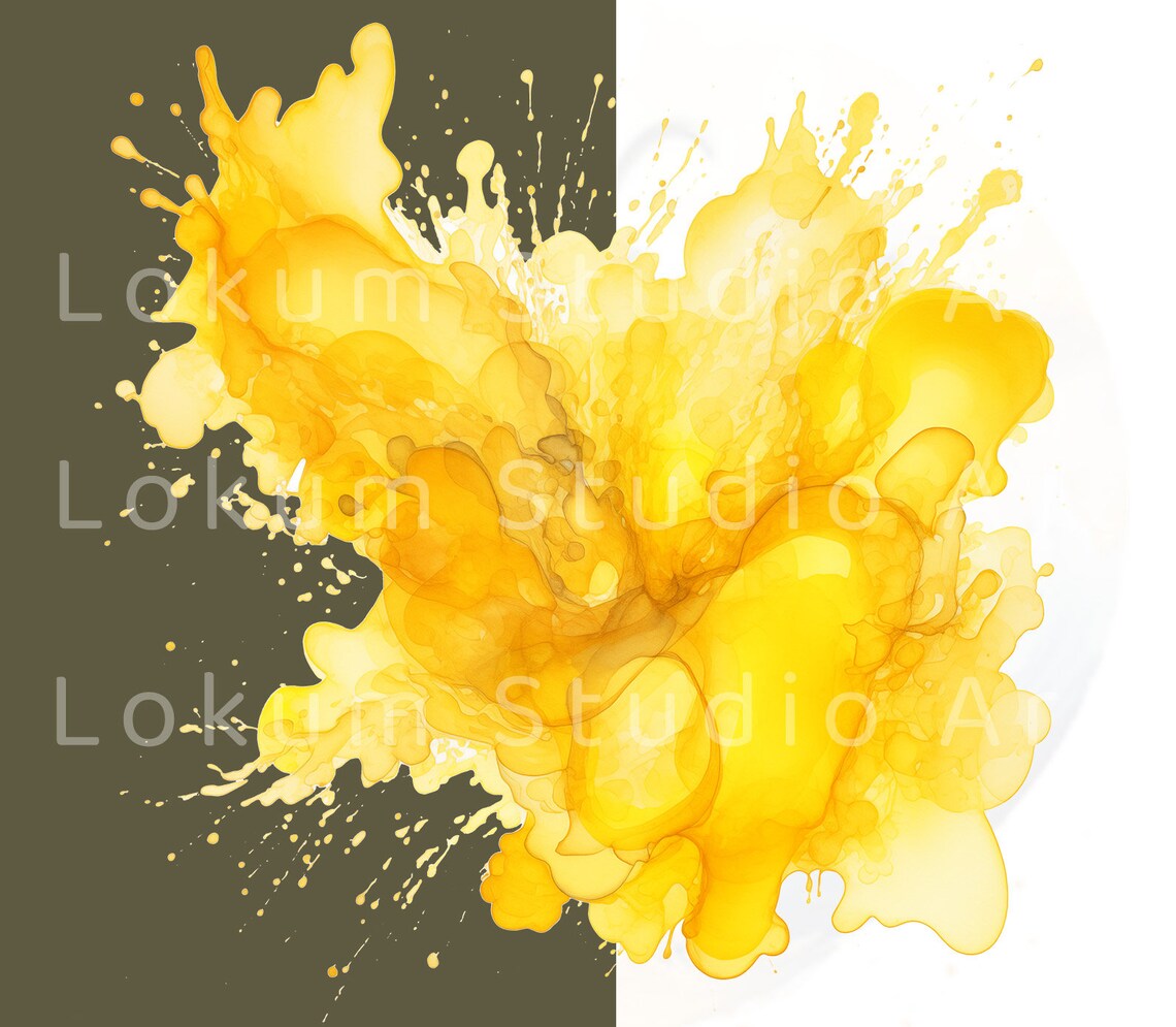 Watercolor Splashes Clipart Color Splash Clip Art Pastel Brush Strokes ...