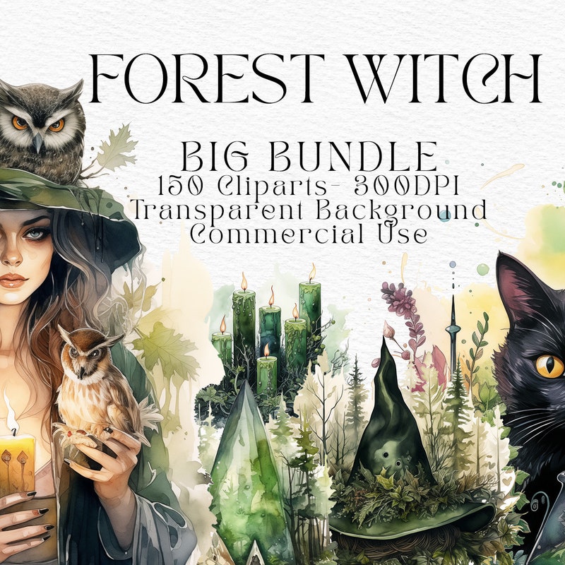 Forest Witch Art - Etsy