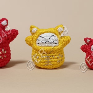 Lucky Cat Crochet Pattern - Etsy