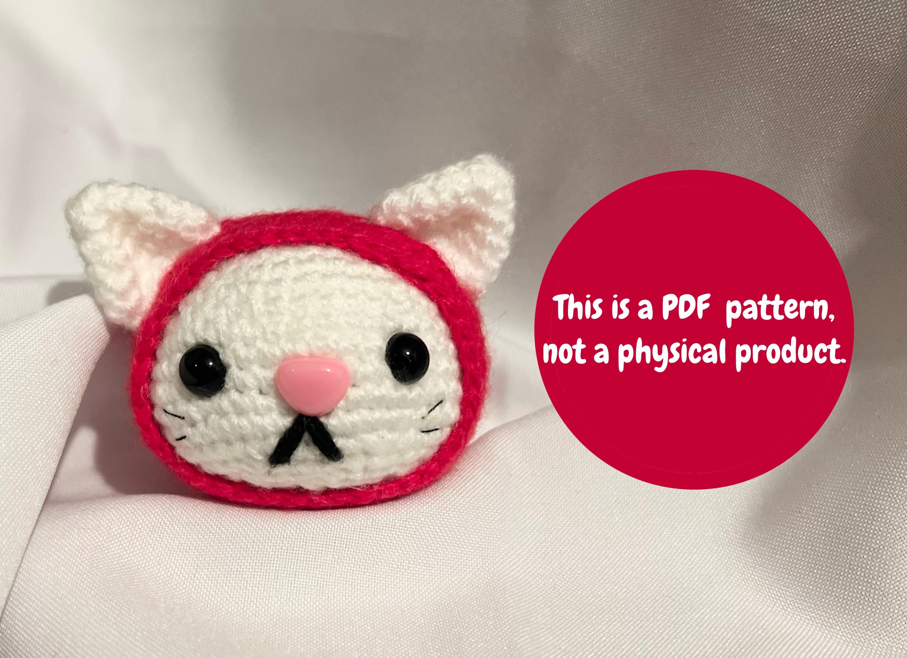 Strawberry Cat Crochet Pattern - Etsy