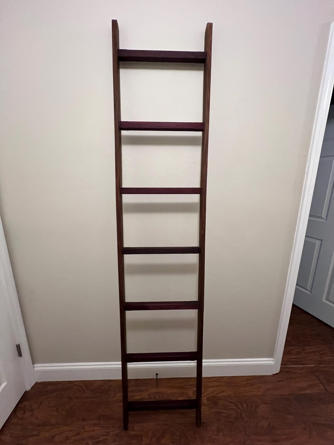 Exotic Hardwood Purple Heart & Meranti Quilt Ladder - Etsy