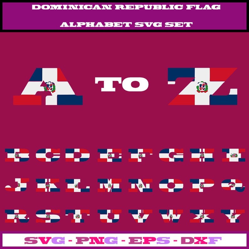 Dominican Republic Svg, Dominican Republic Flag Svg, Dominican Republic ...