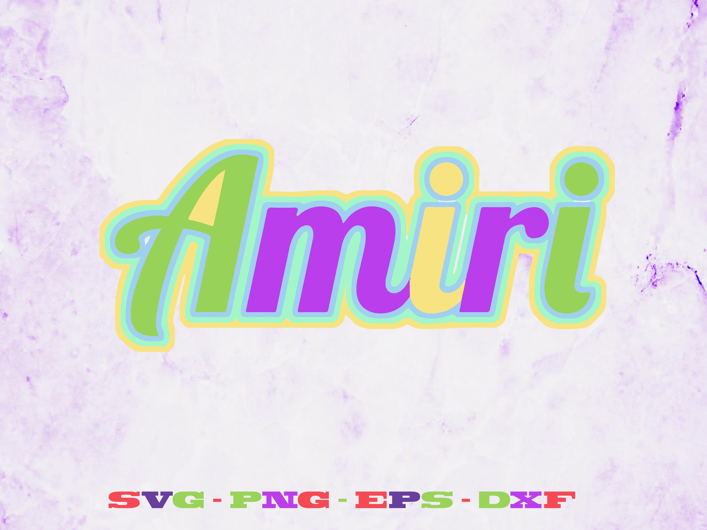 Amiri svg, Amiri Clipart, Clip Art, Amiri png, Mädchenname, dxf, eps ...