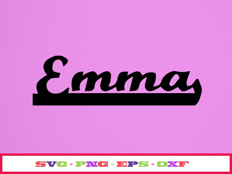 Emma Svg, Emma Clipart, Clip Art, Emma Png, Girl Name, Dxf, Eps ...