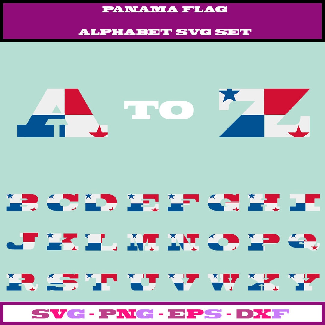 Panama Svg, Panama Flag Svg, Panama Png, Panama Clipart, Panama Clip ...