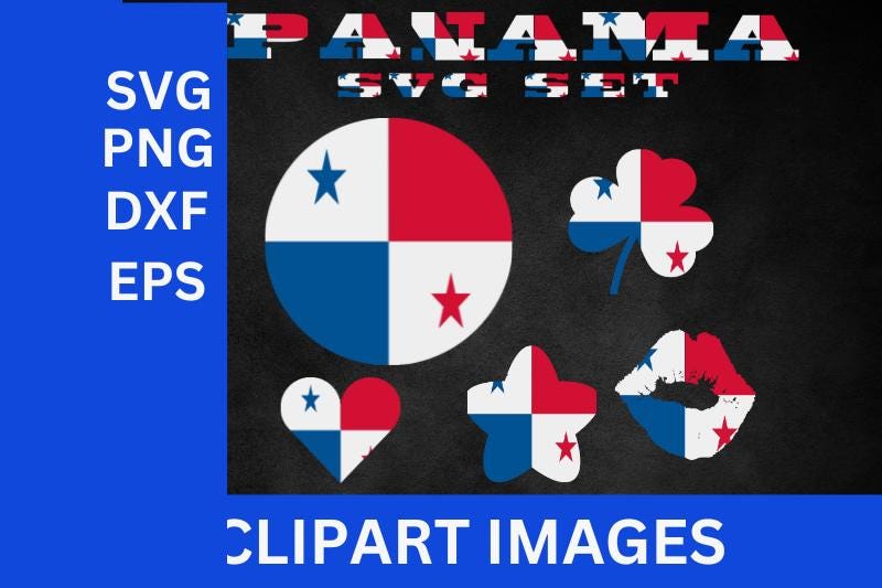 Panama Svg, Panama Flag Svg, Panama Png, Panama Clipart, Panama Clip ...