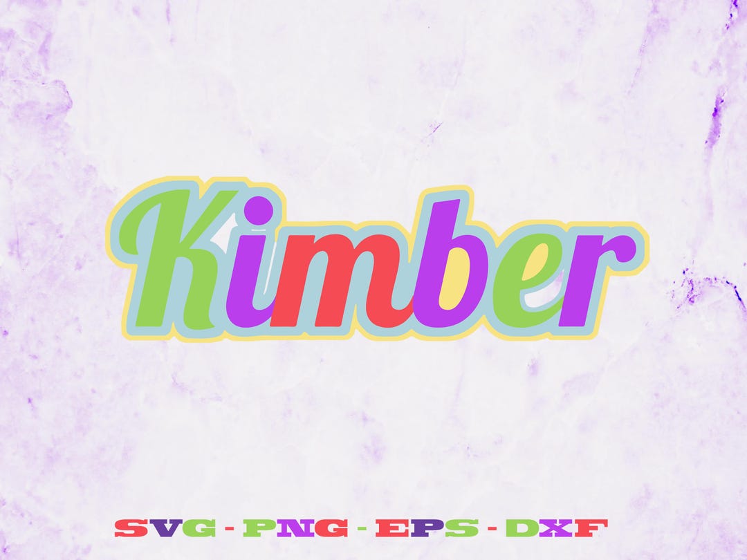 Kimber Svg, Kimber Clipart, Clip Art, Kimber Png, Girl Name, Dxf, Eps ...