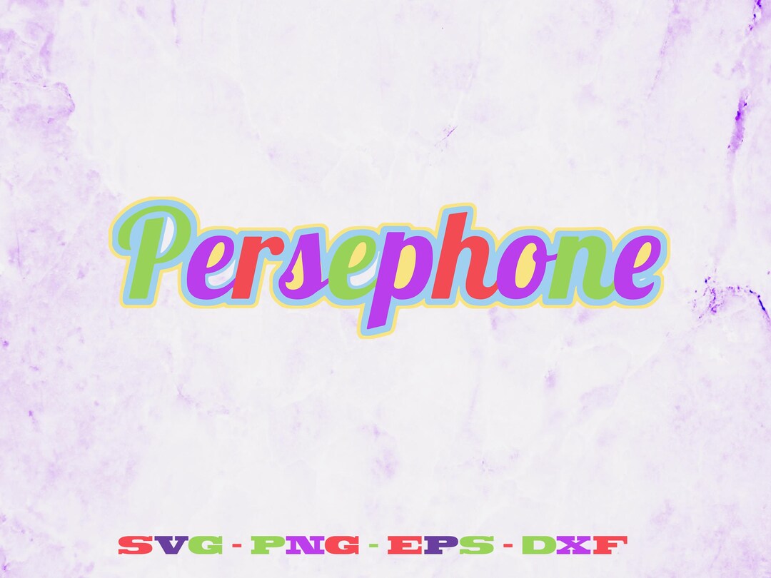 Persephone Svg, Persephone Clipart, Clip Art, Persephone Png, Girl Name ...