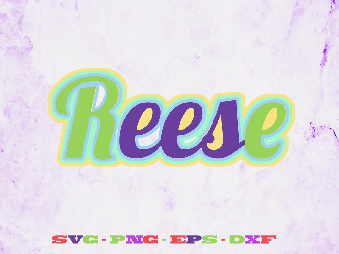 Reese svg, Reese clipart, clip art, Reese png, nombre de niña, dxf, eps ...