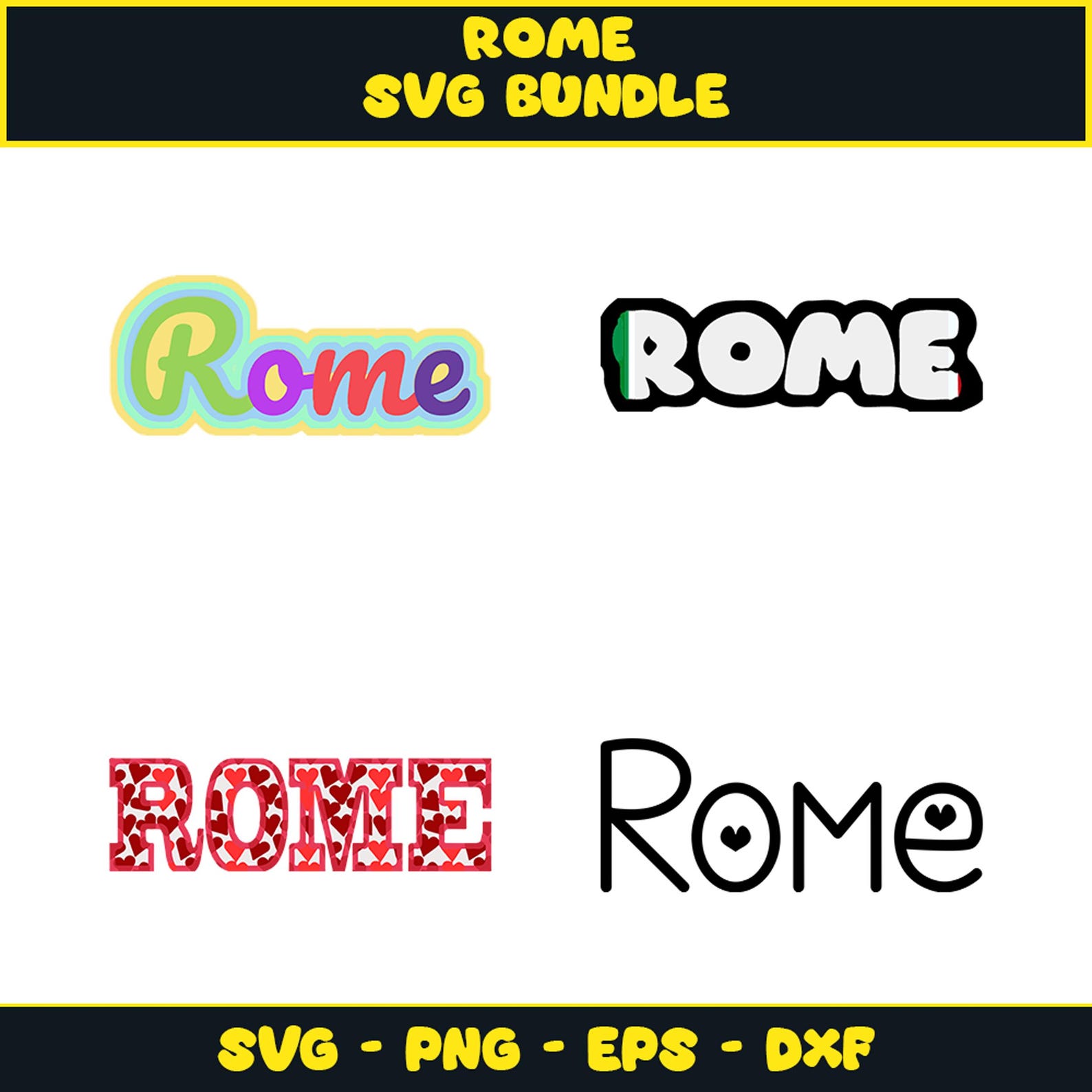 Rome Svg, Rome Clipart, Rome Clip Art, Rome Png, Rome Dxf, Rome Eps ...