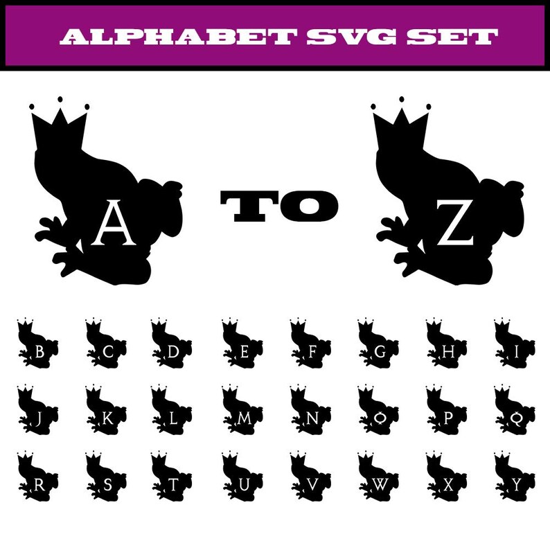 Frog Prince Font, Frog Prince Svg, Clipart, Frog Prince Png, Fairy ...