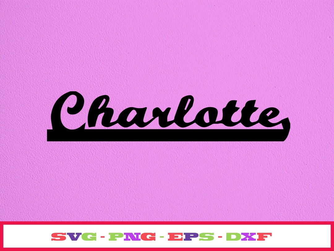 Charlotte svg, Charlotte Clipart, Clip Art, Charlotte png, Mädchenname ...