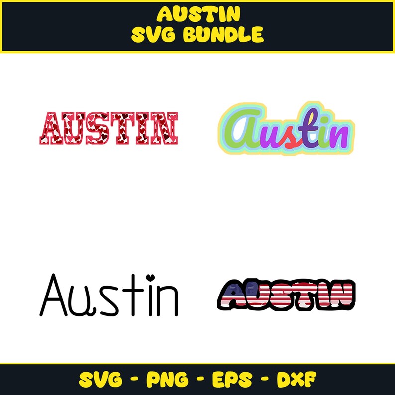Austin Svg, Austin Clipart, Austin Clip Art, Austin Png, Austin Dxf ...