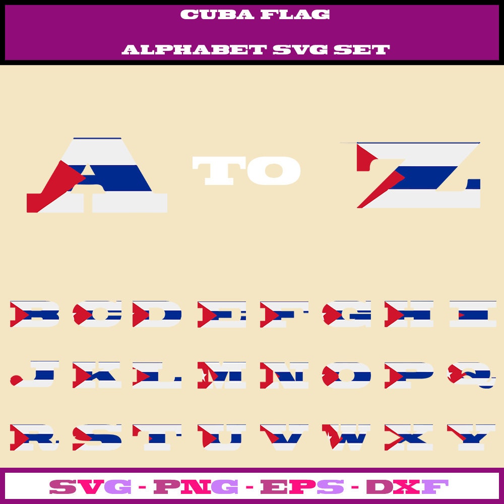 Cuba Svg, Cuba Flag Svg, Cuba Png, Cuba Clipart, Cuba Clip Art, Fancy ...