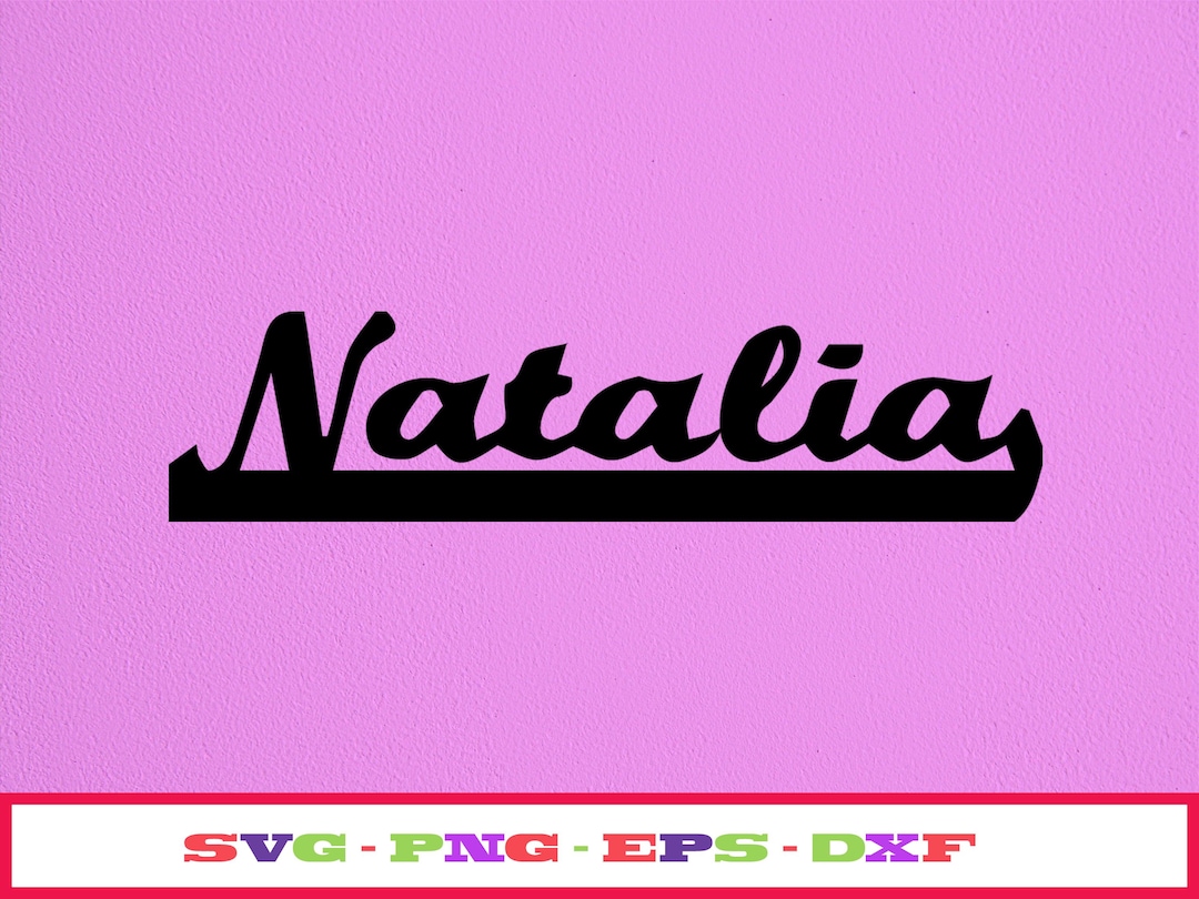 Natalia svg, Natalia clipart, clip art, Natalia png, nombre de niña ...