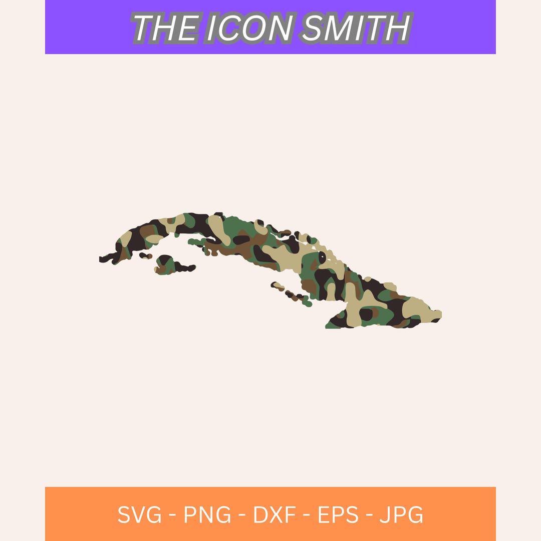 Cuba, Camo Svg, Hunting Shirt, Country Png, International Symbol ...