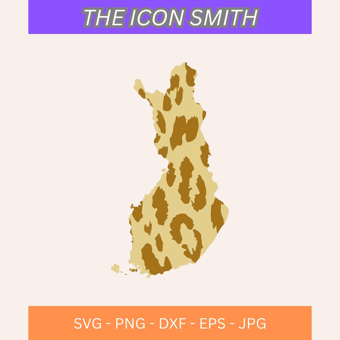 Finland, Leopard Skin Svg, Safari Shirt Print, Country Png ...