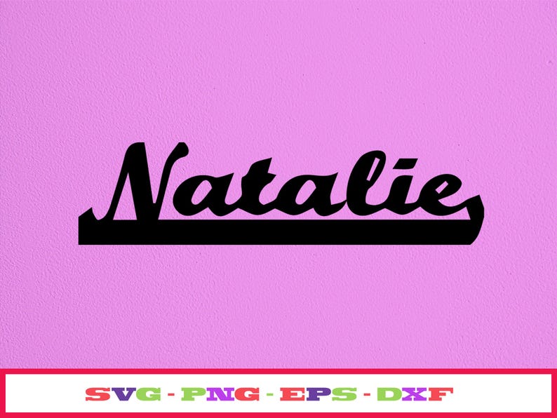 Natalie svg, Natalie clipart, clip art, Natalie png, nombre de niña ...