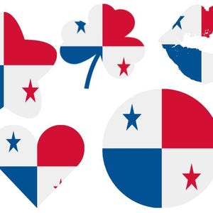 Panama Svg, Panama Flag Svg, Panama Png, Panama Clipart, Panama Clip ...