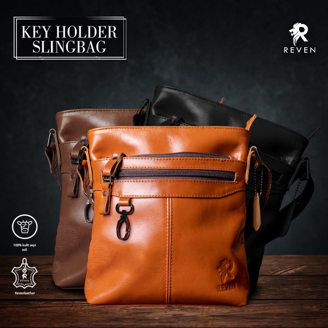 Pinus Key Holder Sling Bag Elegant Sling Bag Genuine Premium - Etsy