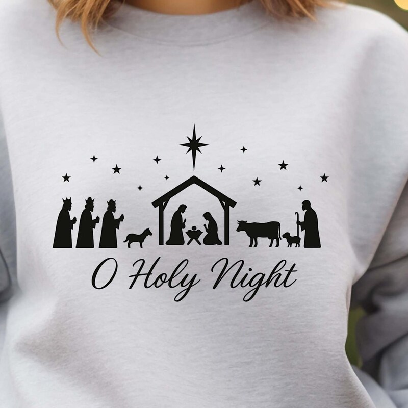 O Holy Night Clipart - Etsy