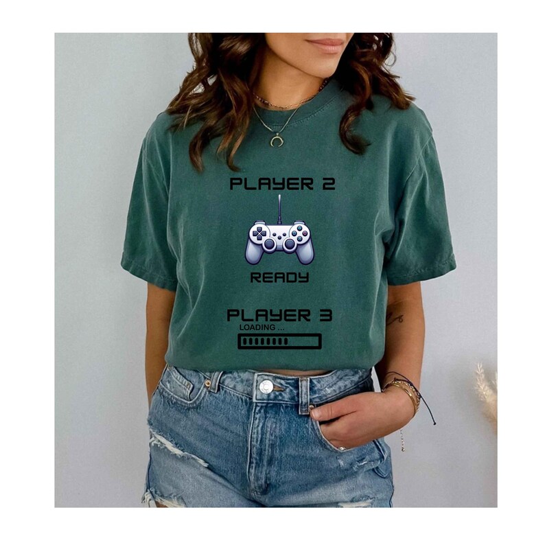 Player 2 Ready PNG, Baby Announcement Png, Pregnancy Reveal Png, Gamer ...
