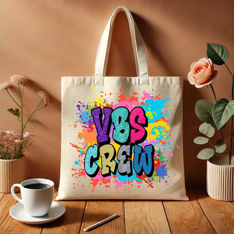 VBS Crew PNG, VBS Png - Glitter Paint Splash Sublimation Design for Vacation Bible School Shirts ...