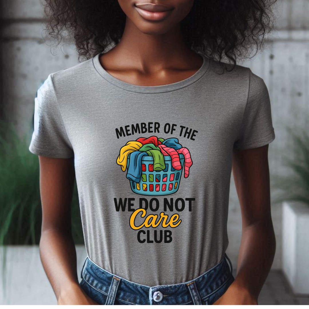 We Do Not Care Club Laundry PNG and SVG, WDNC Menopause Movement, Funny Laundry Basket Design ...