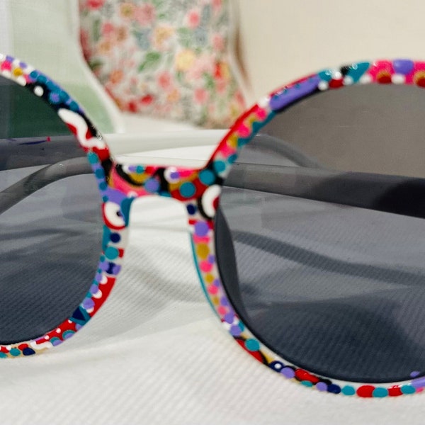 Painted Sunglasses - Etsy