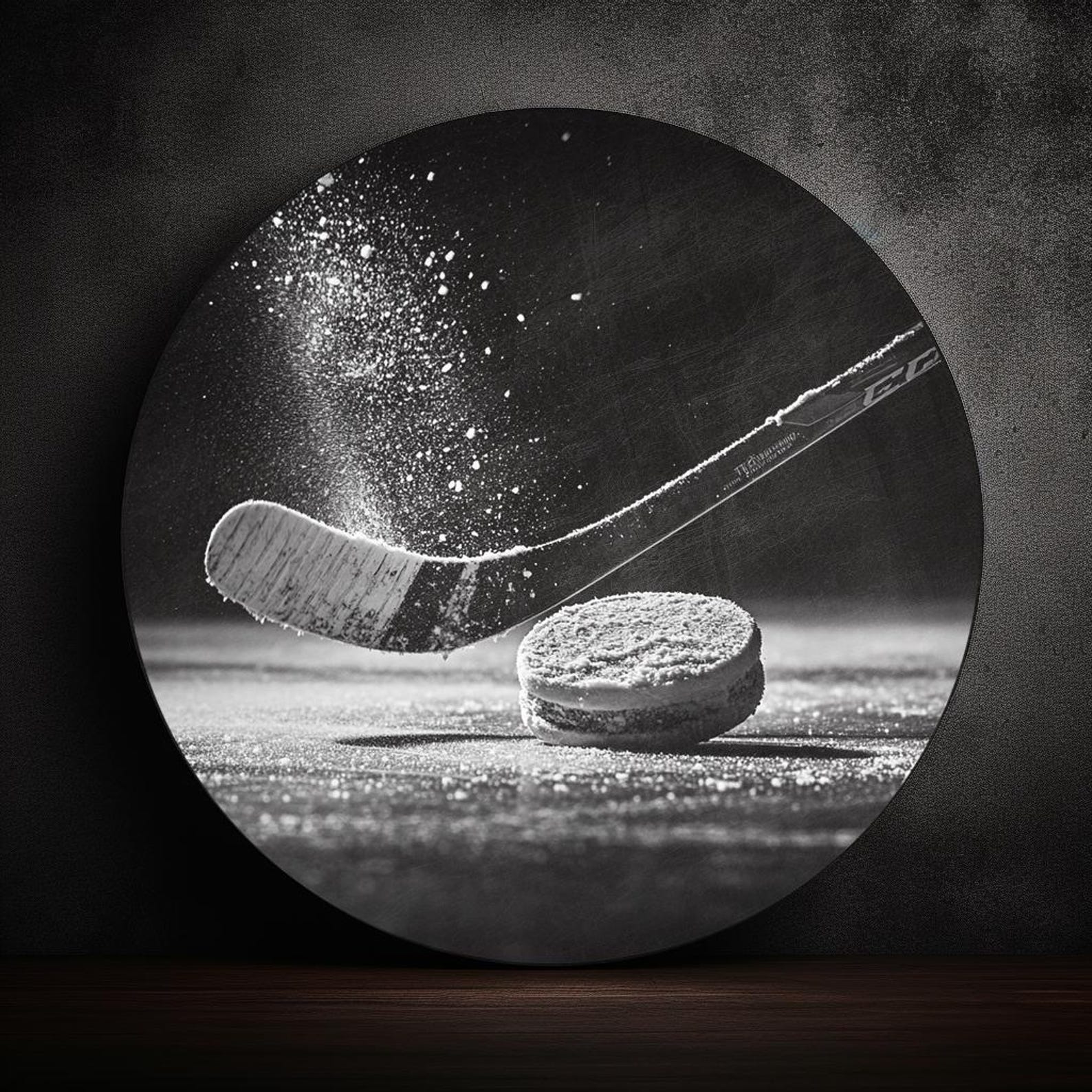 Ice Field Hockey Puck Stick Sports Slate Engraving File Wood Engrave ...
