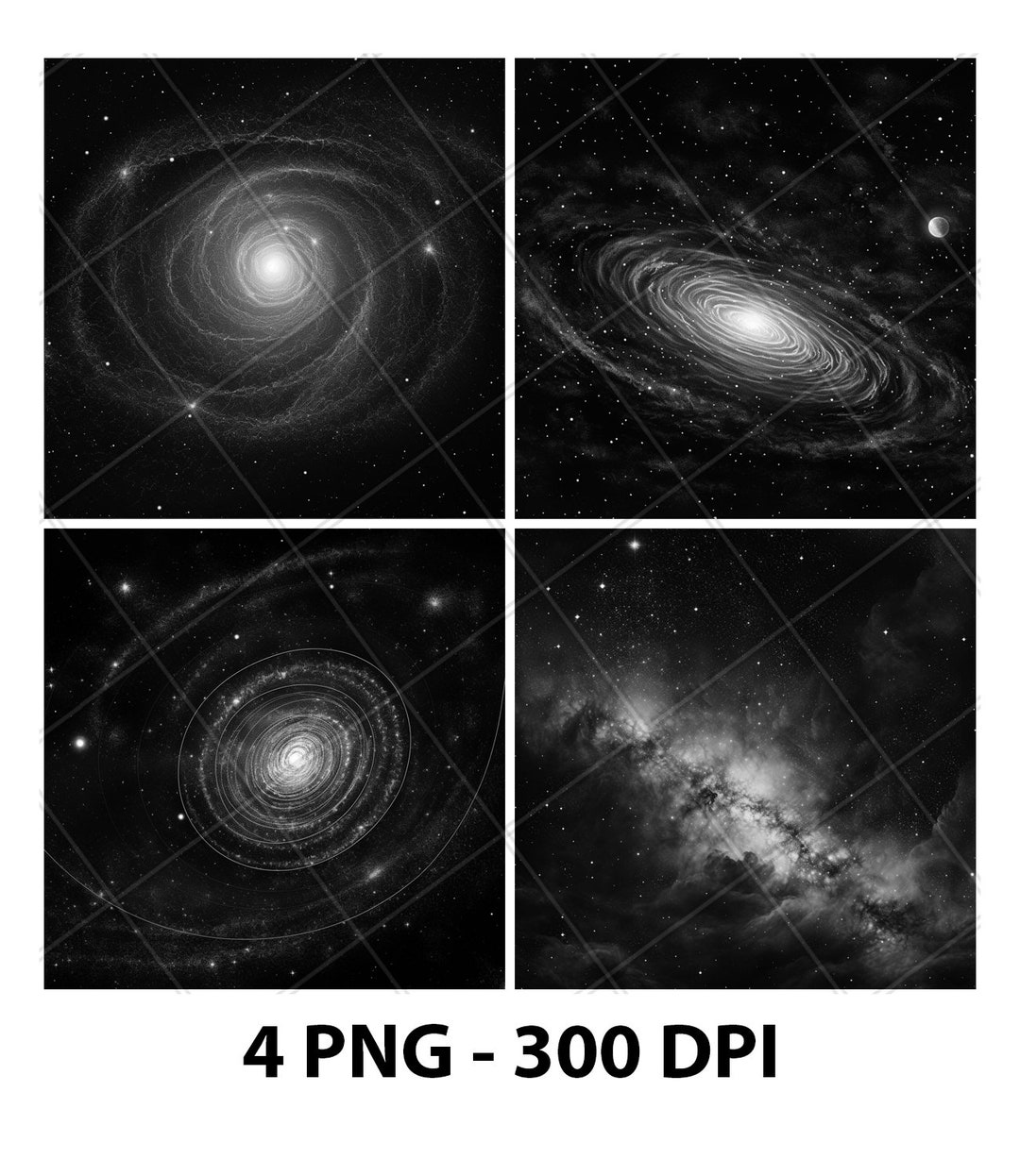 Galaxy Universe Cosmic Outer Space Laser Engraving File Slate PNG ...