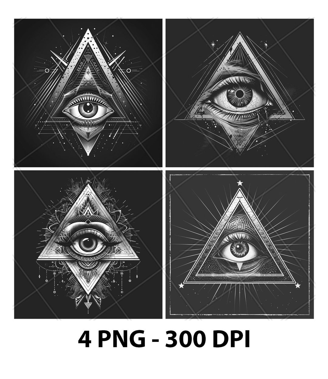 Illuminati Eye Triangle Symbol Slate Engraving File Laser Engraved PNG ...