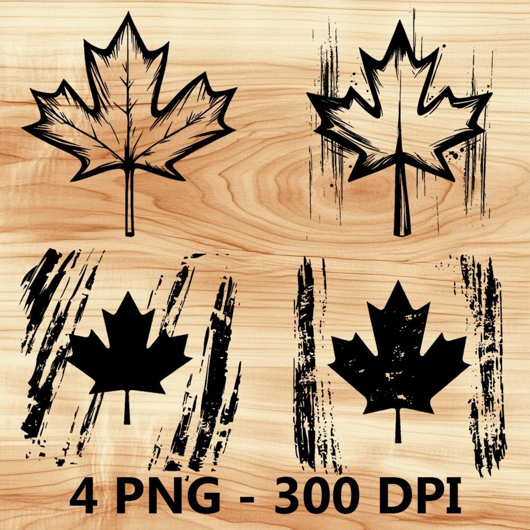 Canada Symbol Maple Leaf Flag Laser File Wood Engraving PNG Kitchen Cut ...
