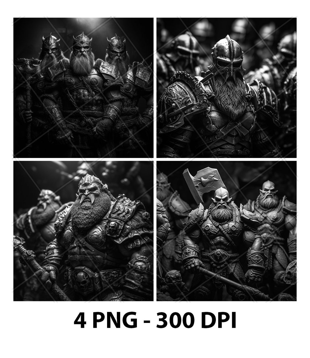 Dwarves Warriors Dwarf Soldiers Laser Engraving File Slate PNG Coaster ...