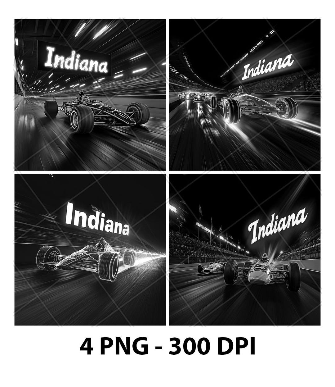 Indiana USA Car Racing Motor Speedway Laser Engraving File Slate PNG ...