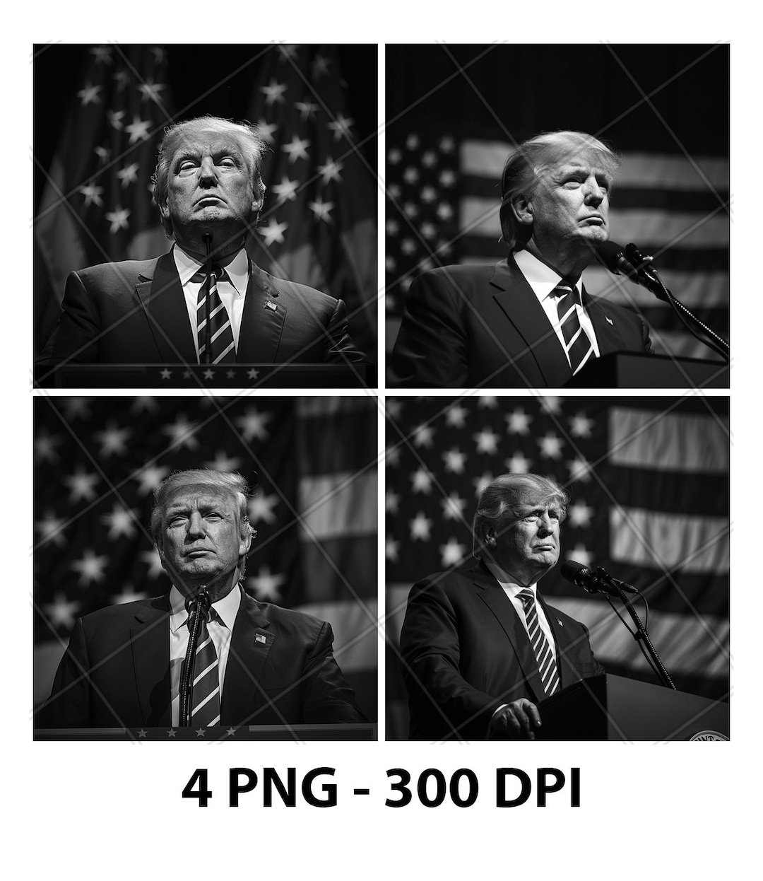 US President Podium Pose Donald Trump Laser Engraving File Slate PNG ...
