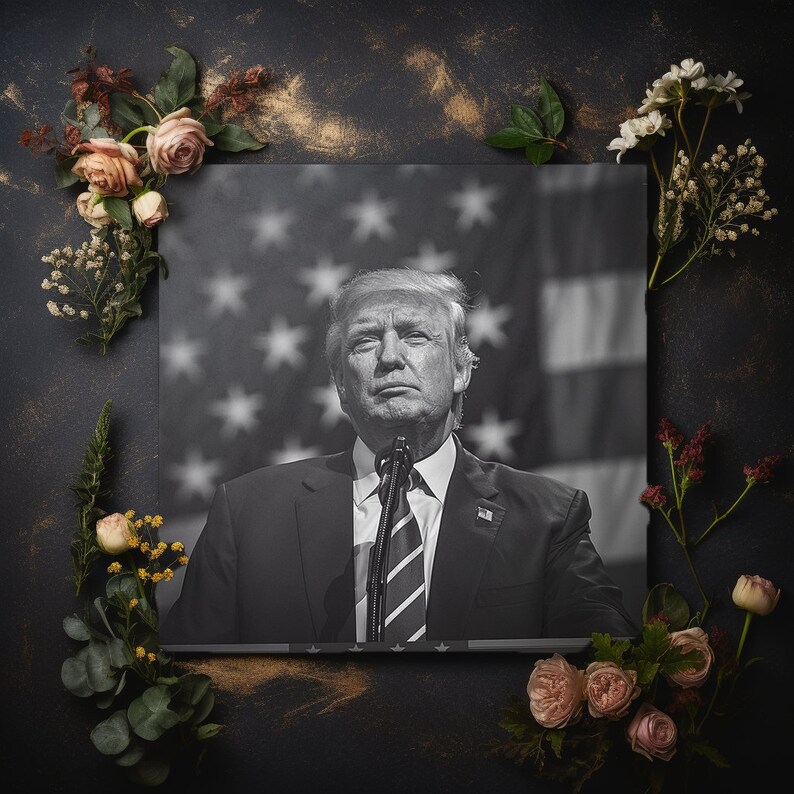 US President Podium Pose Donald Trump Laser Engraving File Slate PNG ...