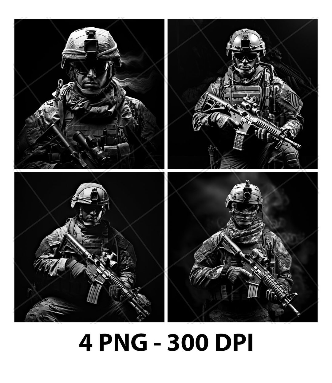 Soldier Military Army Riffle US Laser Engraving File Slate PNG Coaster ...