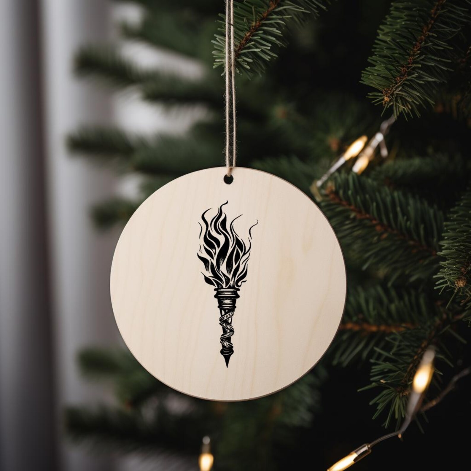 Ancient Torch Light Fire Flame Laser File Wood Engraving PNG Kitchen ...