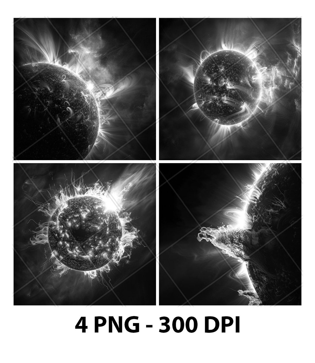 Sun Solar Flare Star Eclipse Giant Slate Engraving File Wood Engrave ...