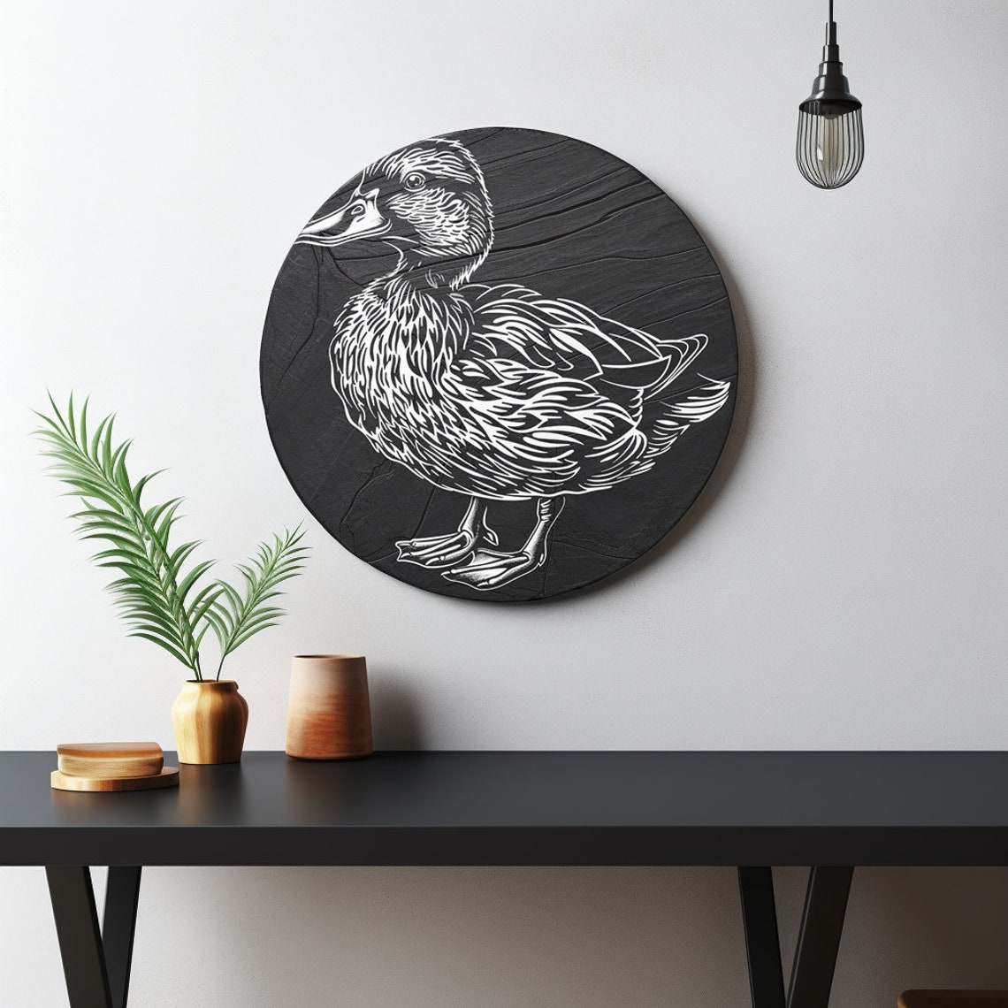 Goose Duck Geese Swan Bird Image Slate Engraving File Wood Engrave PNG ...