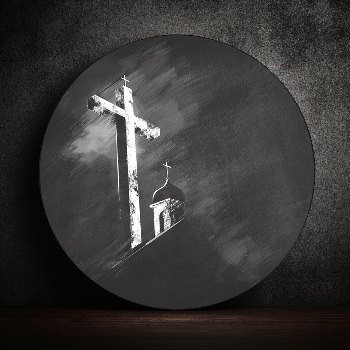 Catholic Church Christian Cross Laser Engraving File Slate PNG Coaster ...