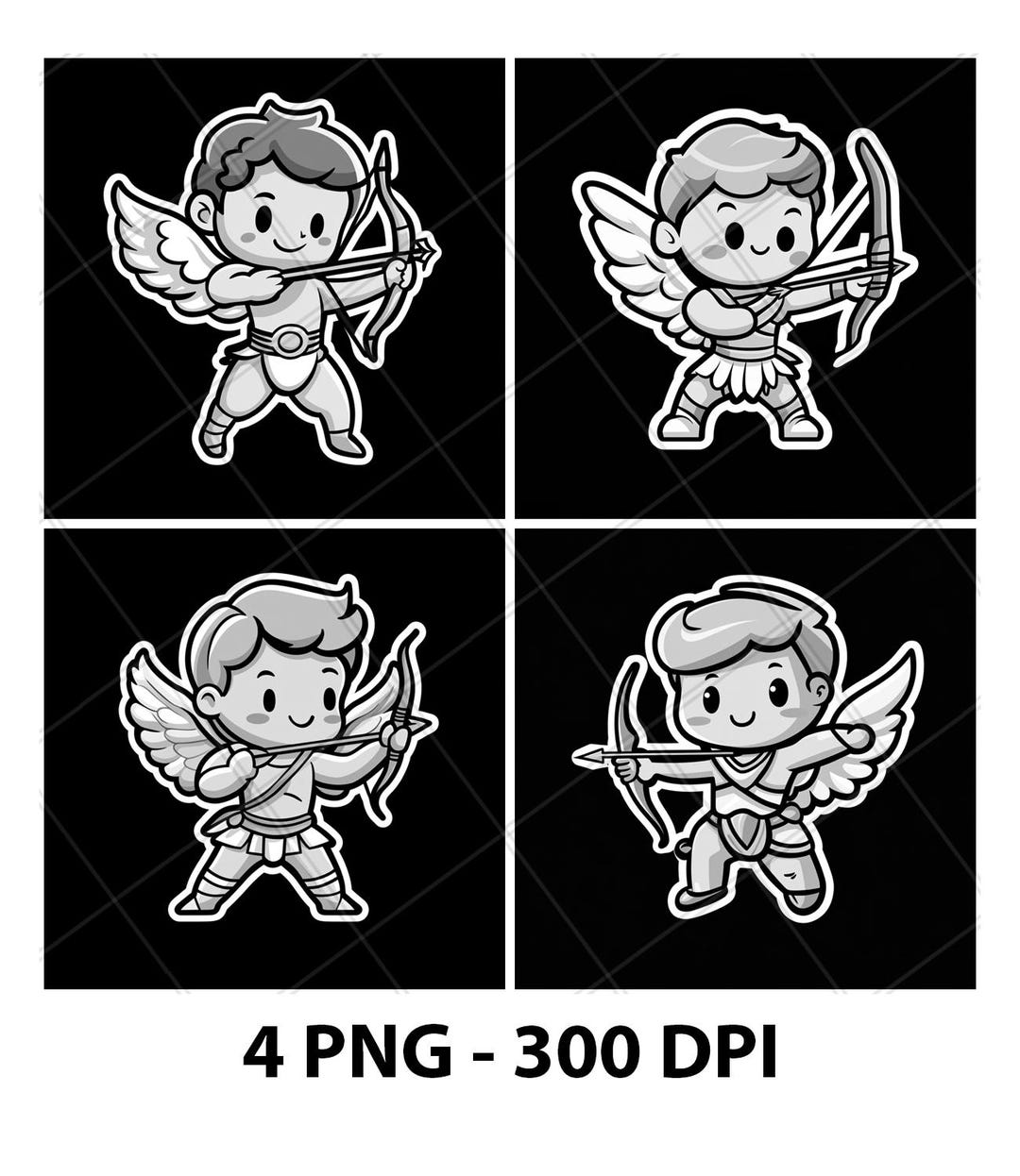 Cartoon Baby Cupid Valentines Slate Engraving File Laser Engraved PNG ...