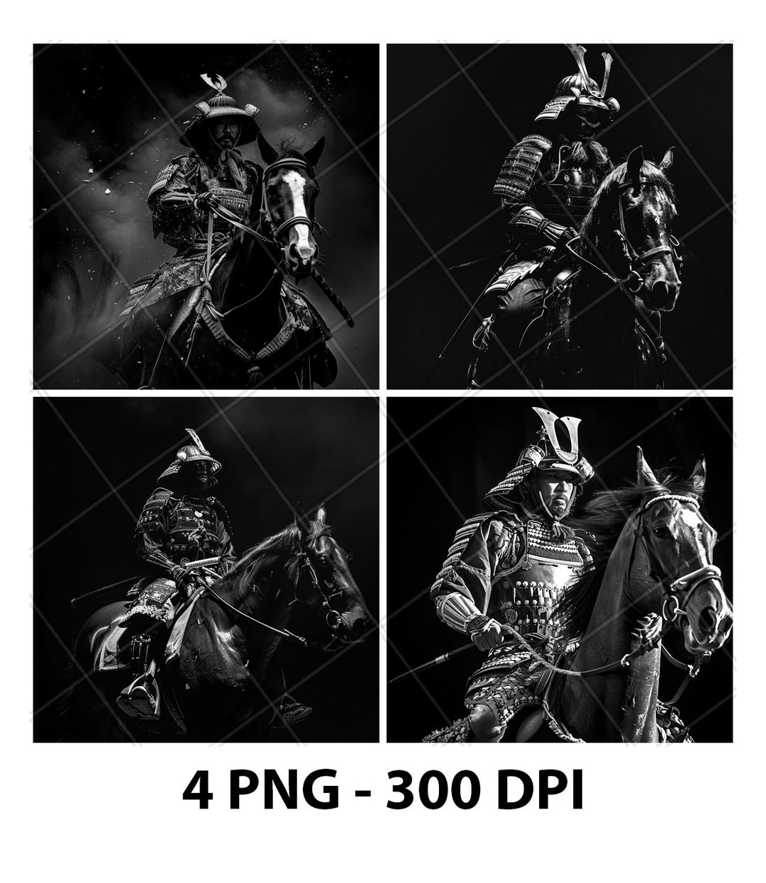 Samurai Shogun Horse Riding Calvary Laser Engraving File Slate PNG ...